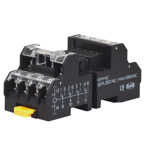 KMY4C 继电器插座 - 浙江凯昆机电有限公司